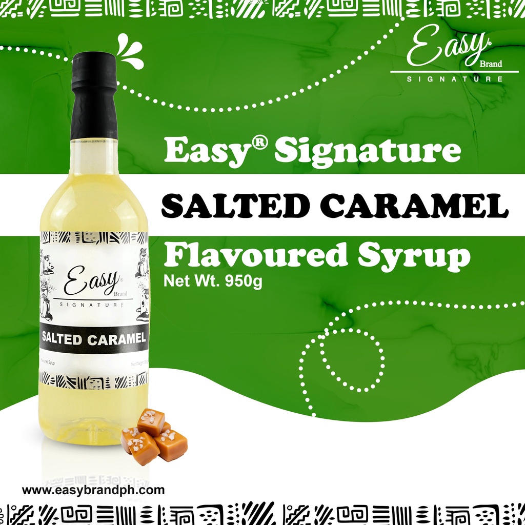 EASY SIGNATURE - Salted Caramel Syrup 950ml | Shopee Philippines