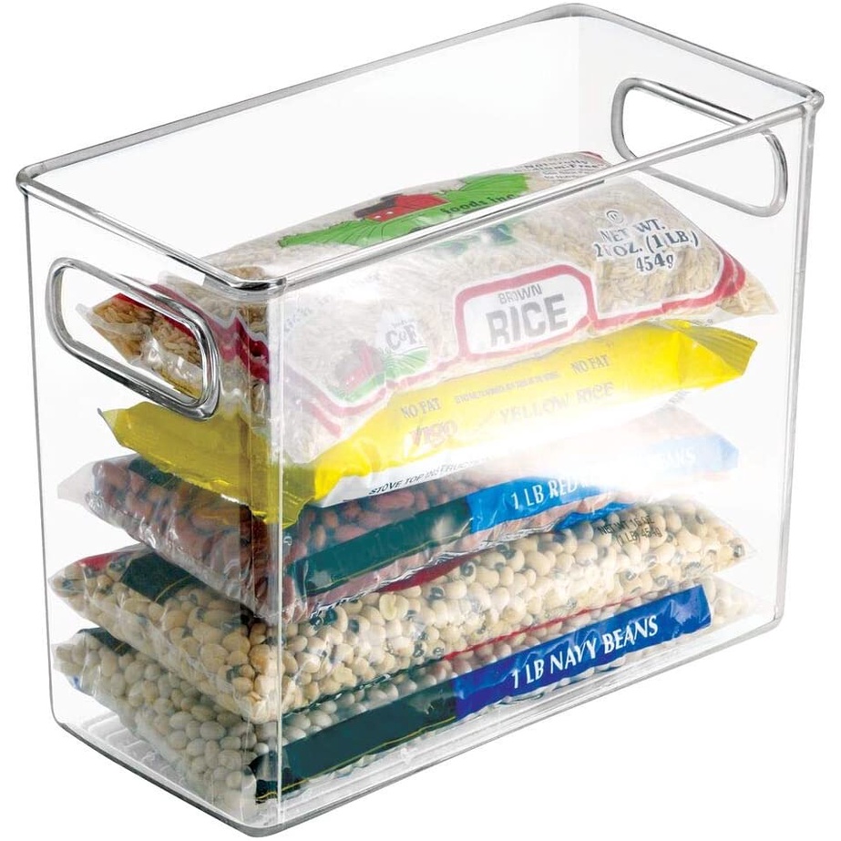 Refrigerator Organizer Food Storage Bins with Handles, for Pantry ...