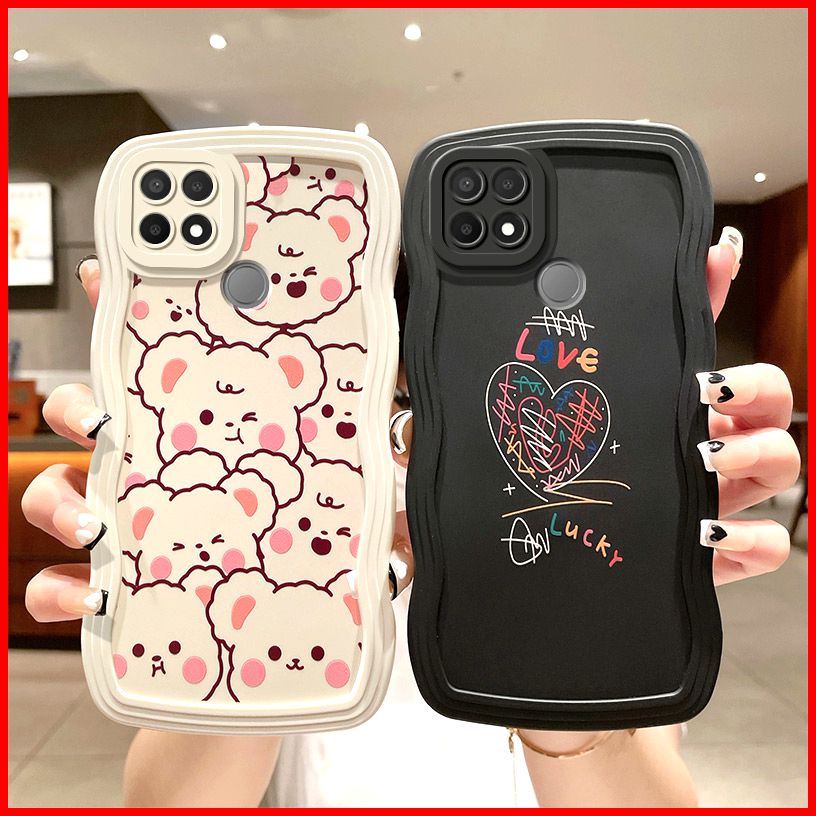 Case OPPO A15 A15S cute cartoon fall proof tpu soft shell case for OPPO ...
