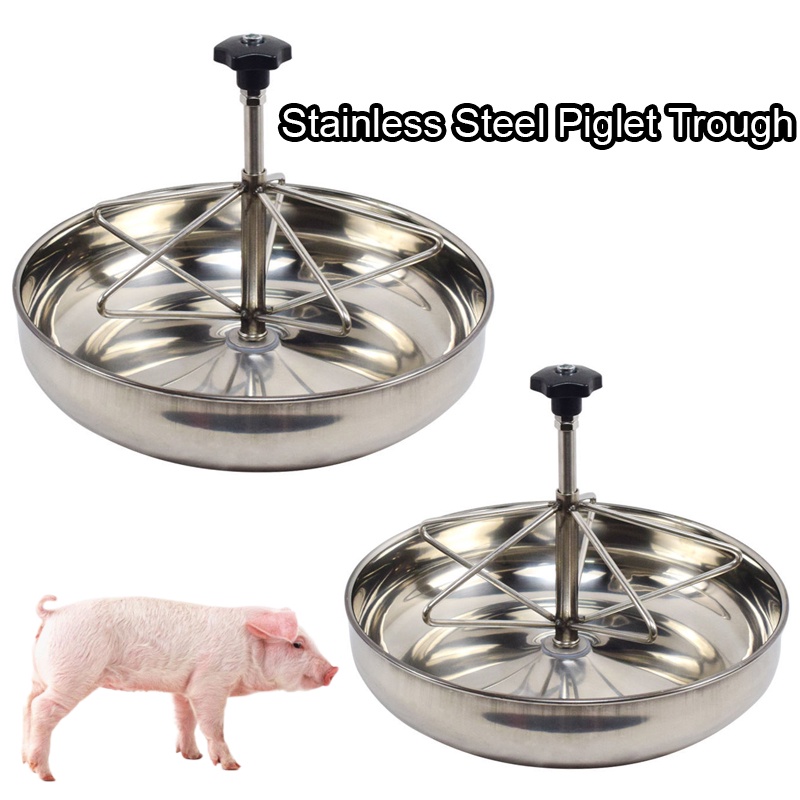 Stainless Steel Piglet Feeder Trough Pig Sow Feeder Milk Trough Food ...