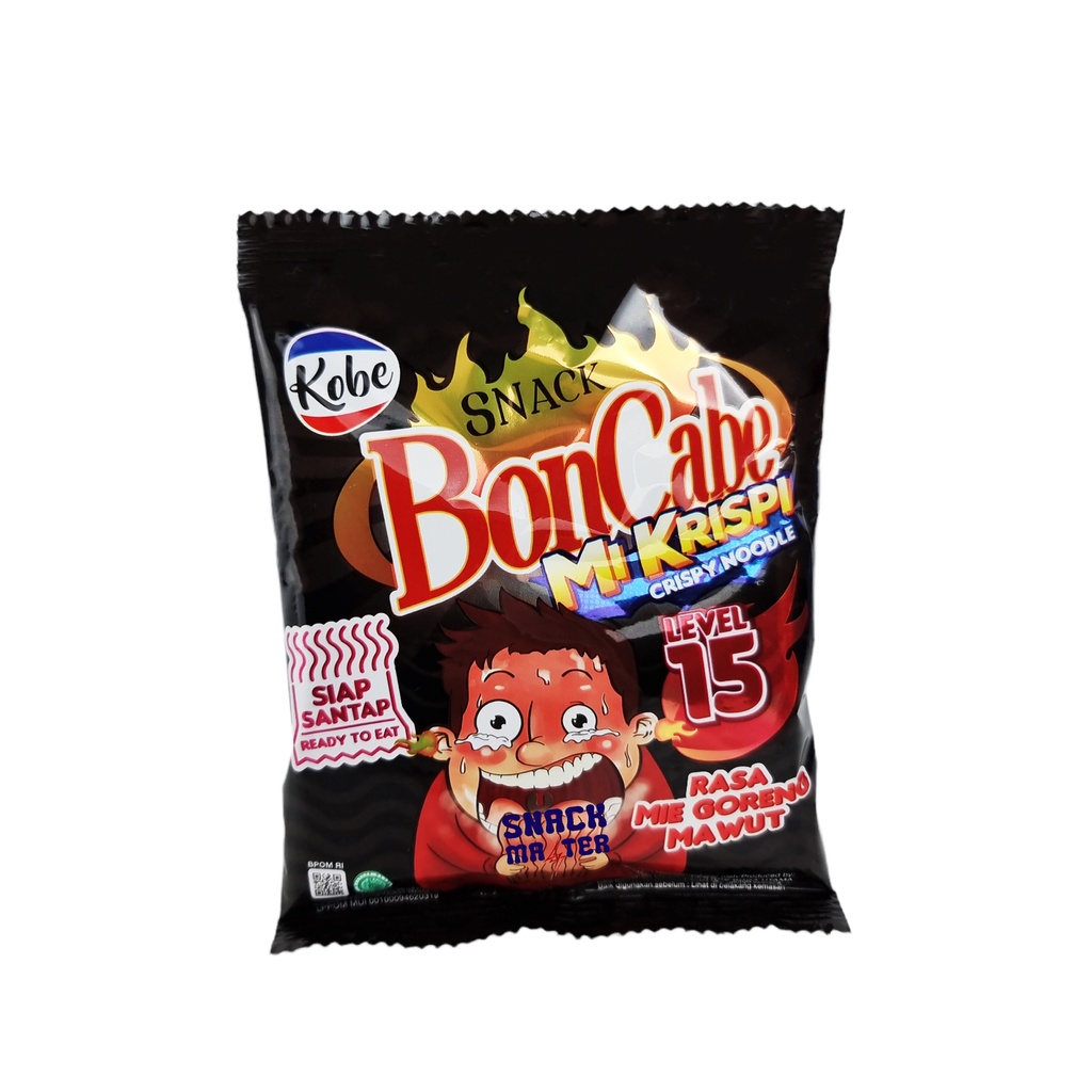 Kobe BonCabe Mi Crispy Level 15 - Net 30 gr | Shopee Philippines