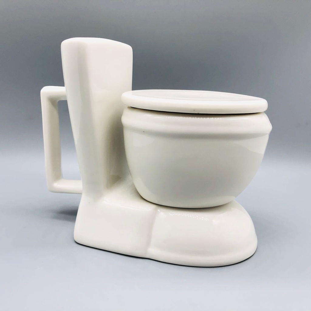 Household cup, toilet bowl, ceramic water cup, funny, funny, baba ...