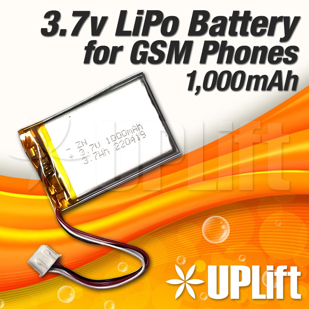 Rechargeable Lithium-Ion Polymer Battery Pack 3.7V for GSM Phones ...