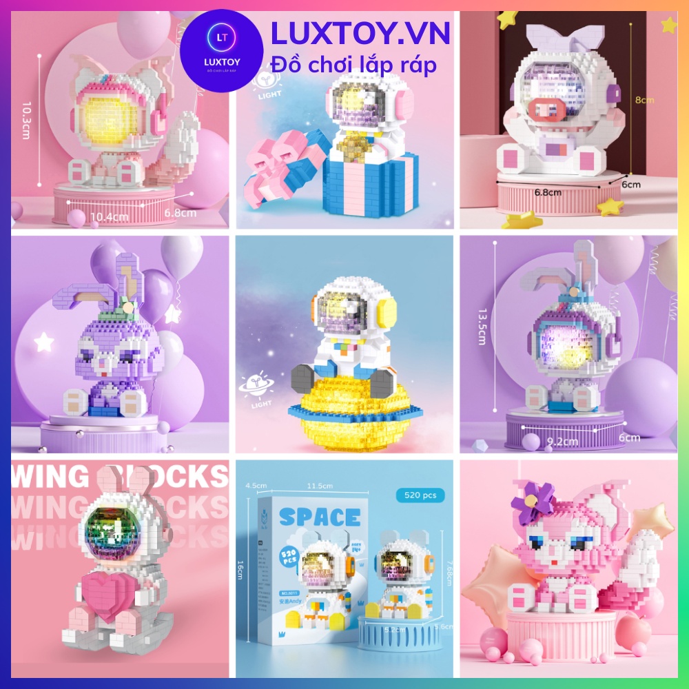LUXTOY assembly toy, mini 3d assembly puzzle, astronaut model for boys ...