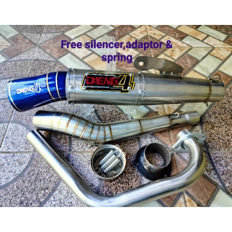 DAENG Sai 4 GP warrior for Raider R150 carb(51mm full set) | Shopee ...