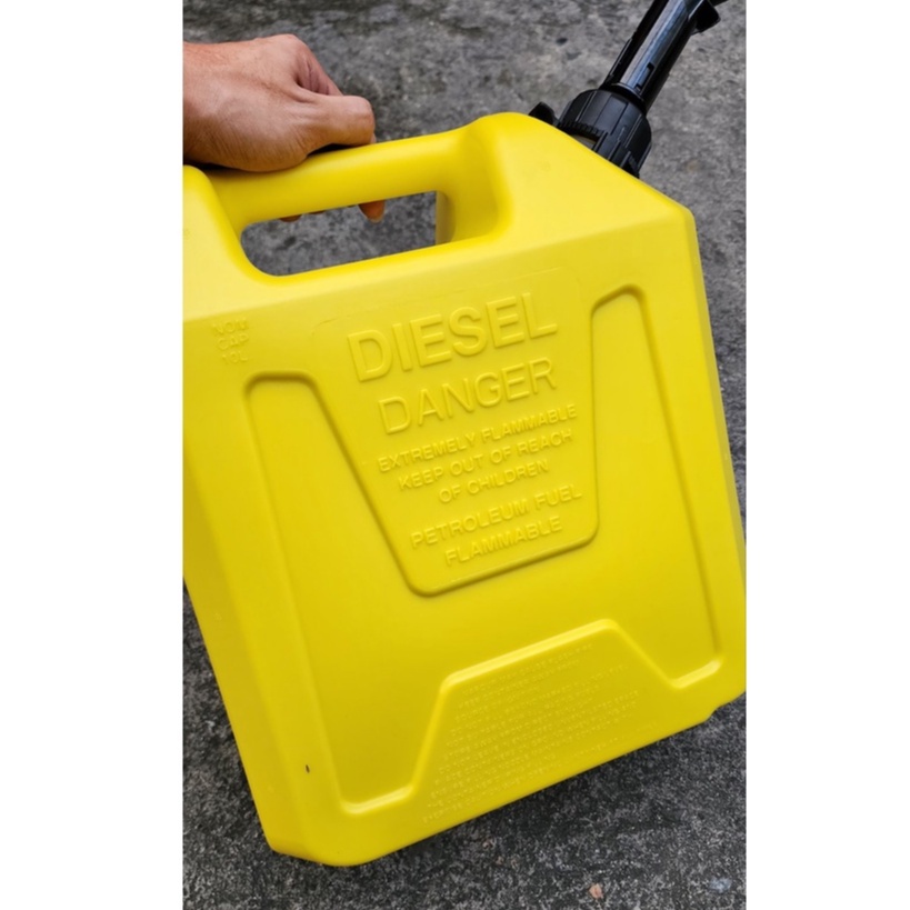 10 liters Gasoline Diesel Spare container fuel tank container | Shopee ...