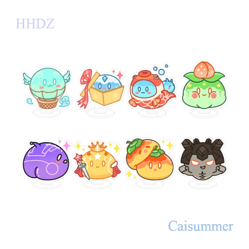 Caisummer 10cm Genshin Impact Slime Acrylic Stand Anime Figure Game ...