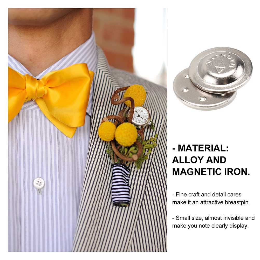 [READY STOCK] Magnetic Name Tag Backs Brooch Converter Clip Pin DIY ...