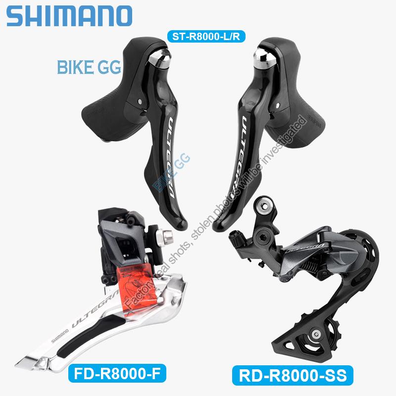 Shimano Ultegra Road Bike R8000 Groupset 2x11s Shifter Lever 11speed Fd-r8000 Rd-r8000 ...