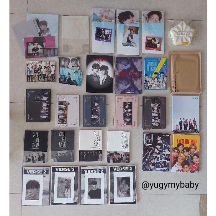 Got7 ALBUM JJP JJ PROJECT JUS2 MARK JAEBEOM JAYB JB JINYOUNG JACKSON YOUNGJAE BAM YUGYEOM FOCUS ...