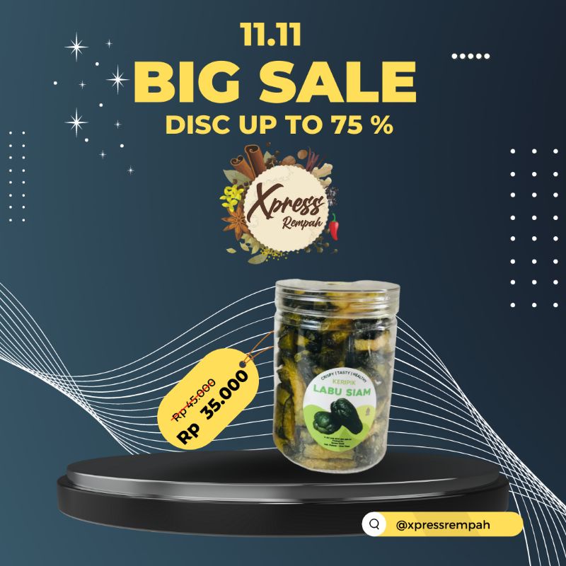 HIJAU Dark Green SIAM Pumpkin Chips | Premium Vegetable Chips | Healthy ...