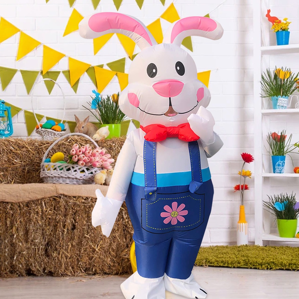 Rabbit Inflatable Bunny Party Costume Adult Inflatable Costume Fancy ...