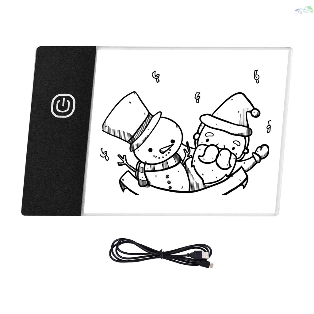 Super Mini LED Light Pad Ultra-thin Light Box USB Powered Dimmable ...