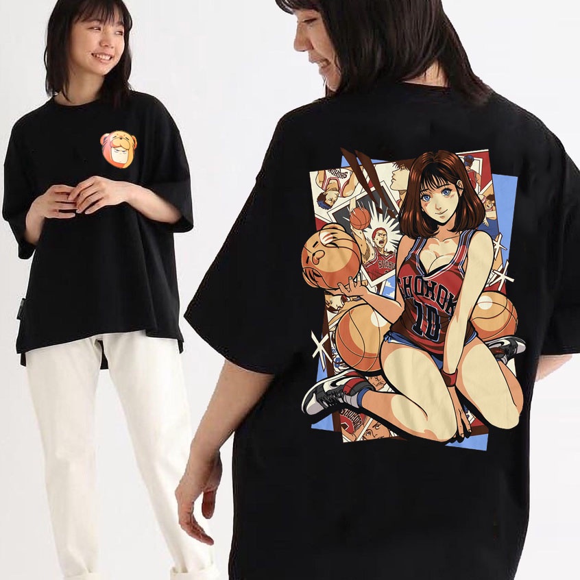 Anime Inspired Tee Slamdunk Haruko Akagi Oversized Tee Clothes Tops ...