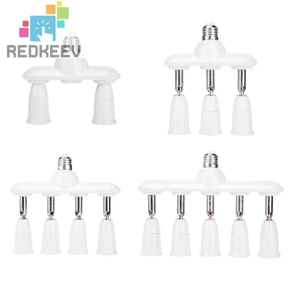 REDKEEV Home White E27 Lamp Base Adjustable Rotary LED Light Bulb ...