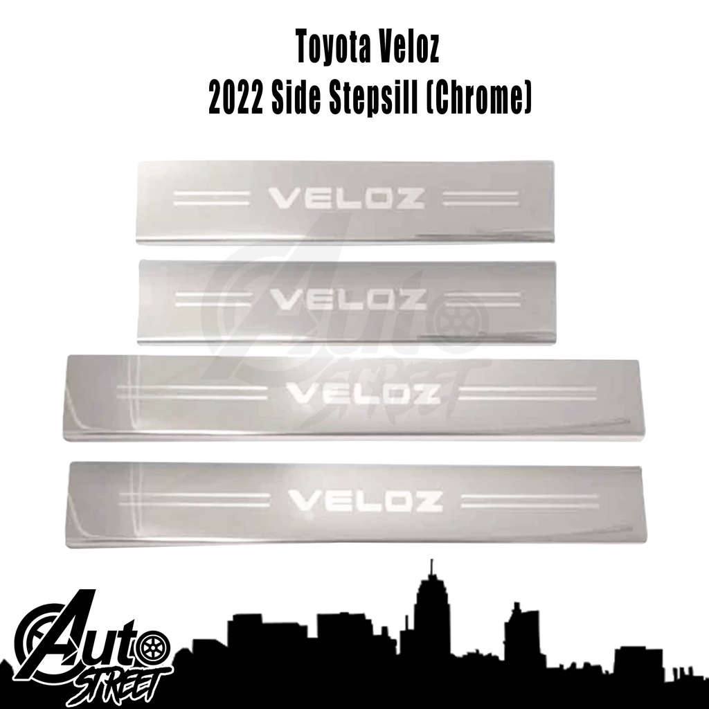 Toyota Veloz 2022 Side Stepsill / Door Stepsill (Chrome) | Shopee ...