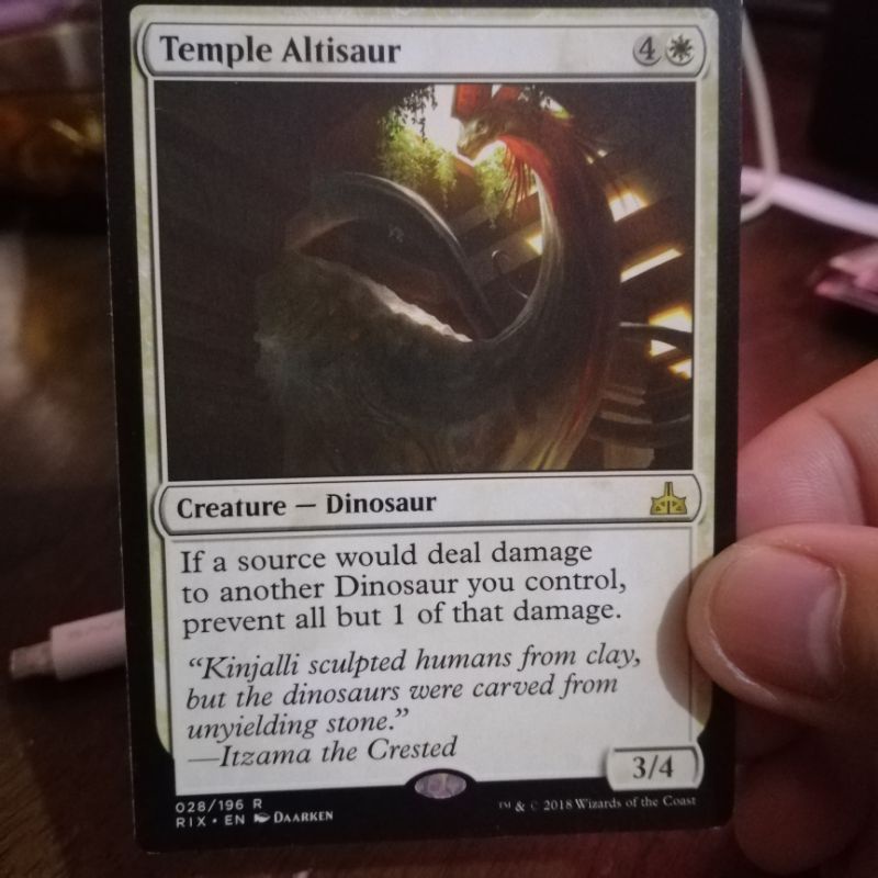 1 Temple Altisaur RIX rivals of ixalan MTG card magic commander EDH ...