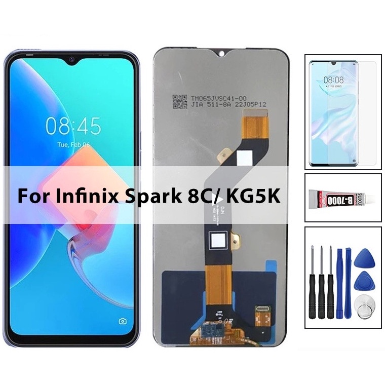 For Tecno Spark 8C KG5k, KG5j lcd with touch screen assembly replacement available | Shopee ...