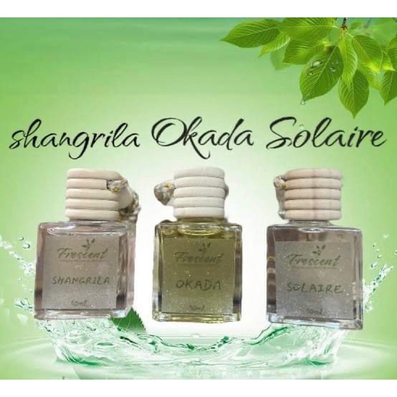 Frescent Hanging Car Diffuser Car Air Freshener/ Solaire/shangrila ...