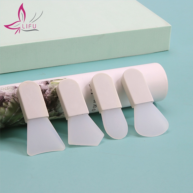 Facial mask brush Mini portable silicone lip brush Smear mud mask Small ...
