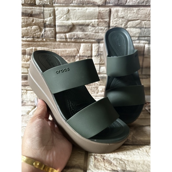 Crocs Brooklyn High Wedge/Sandals/Heels | Shopee Philippines