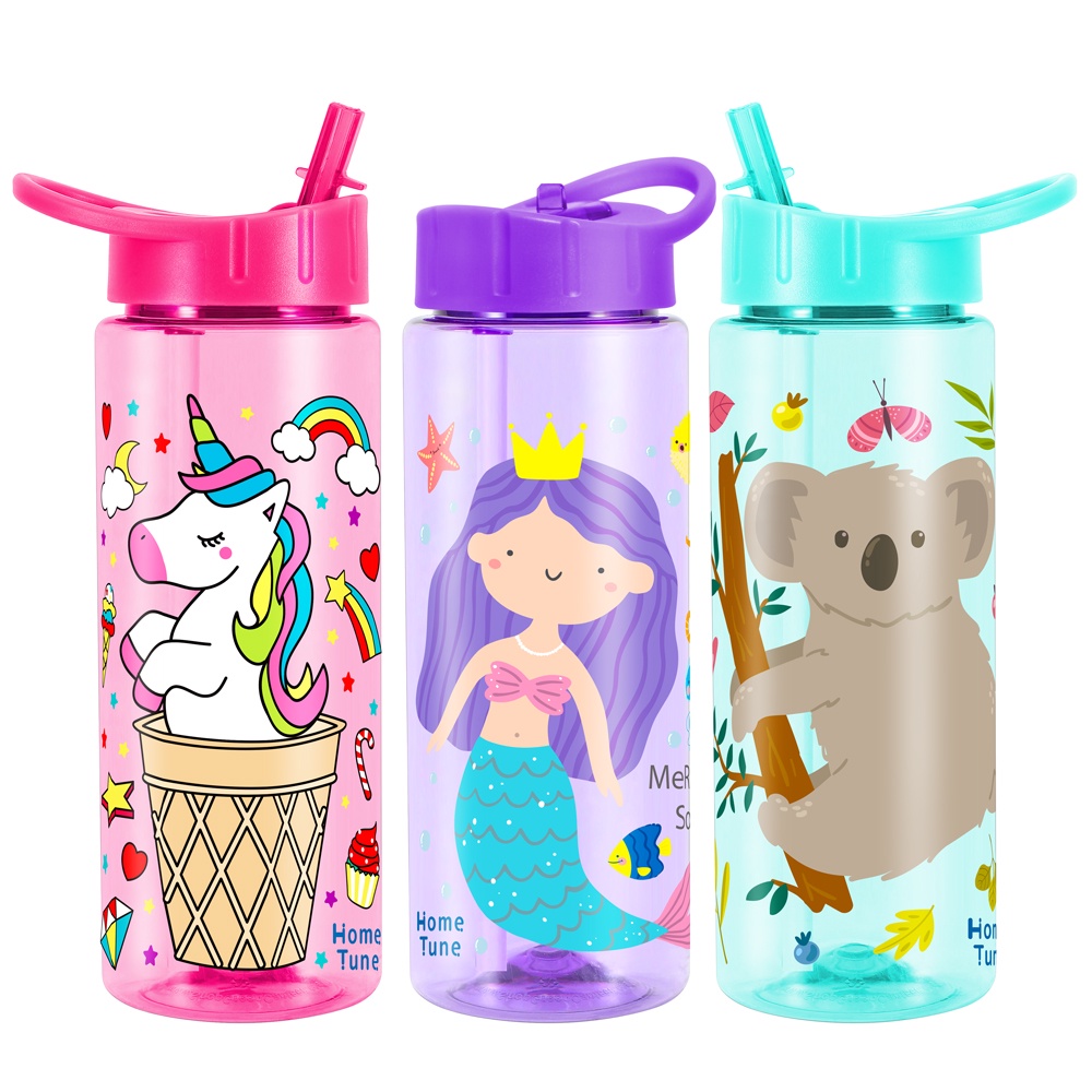 water bottle with straw kids water bottle cute water bottle plastic ...