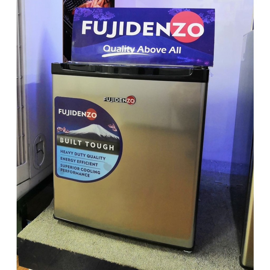 Fujidenzo 1.8 cu. ft. Personal Refrigerator RB-18HS (Stainless Steel ...