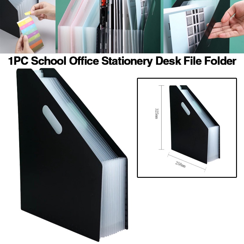 A4 Standing Slanted Expandable File Holder Organizer | Shopee Philippines