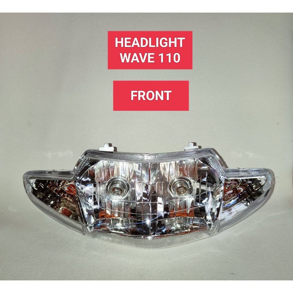 HONDA WAVE ALPHA 110 Headlight Assy Clear lens Head Lights Assembly ...