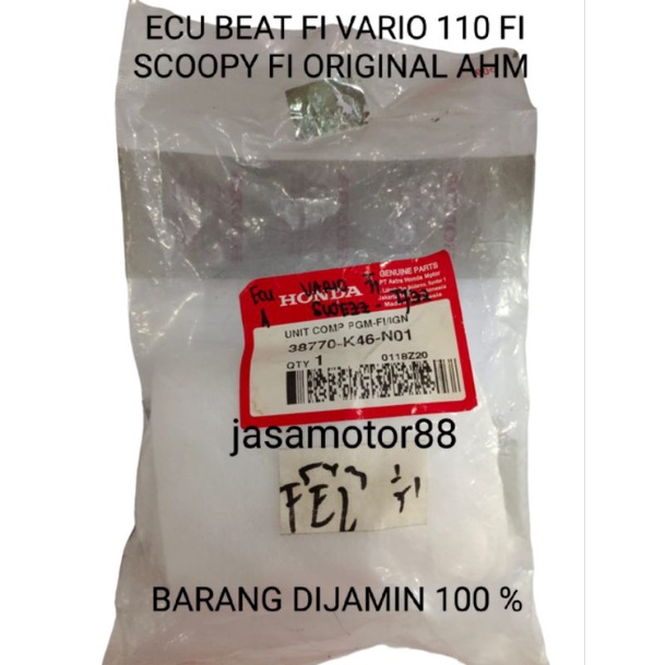 ECU BEAT FI INJECTION VARIO 110 INJECTION SCOOPY FI INJECTION ORIGINAL ...