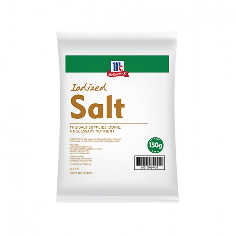 Mc Cormick Iodized Salt 150g | Shopee Philippines