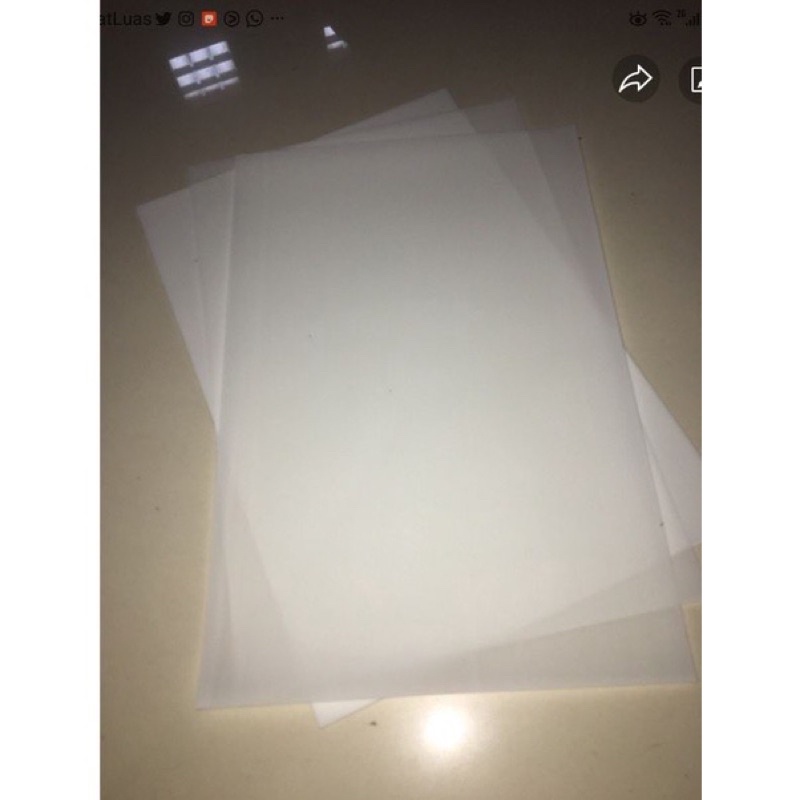 PVC Overlay ID Card Paper 0.25mm Thickness 20 Sheets | Shopee Philippines