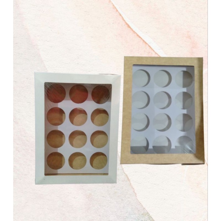 (10pcs) 1 oz Cupcake Reversible Box 6x9x2 inches with holder | Shopee ...