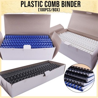 Plastic Comb Binder Rings PVC Plastic Binder Comb Coil Loose-Leaf A4 ...