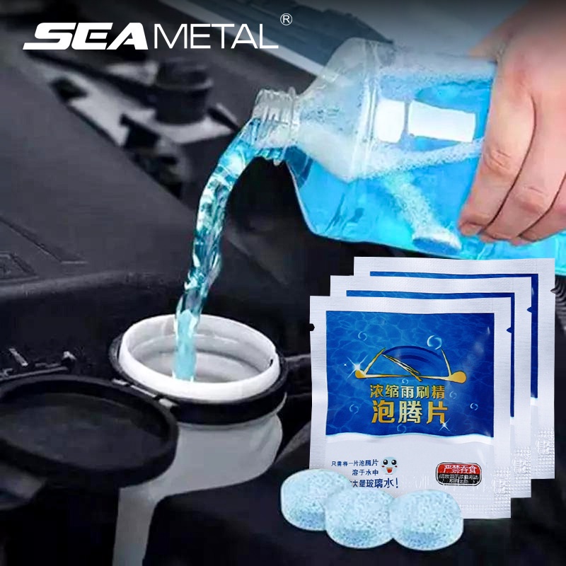 SEAMETAL Car Glass Cleaning Sheet Effervescent Sheets Windshield Wiper ...