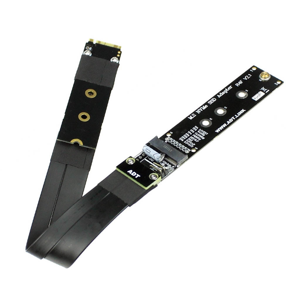 M.2 for NVMe SSD Solid State Drive Extension Cable Riser card support ...