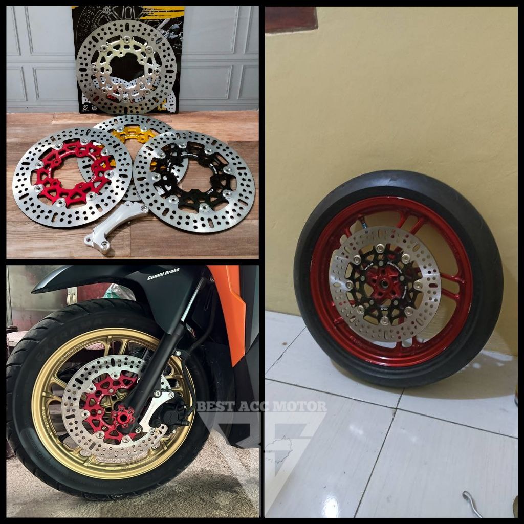 DELKEVIC FRONT DISC DISC 260MM VARIO 150 NEW CBS ISS KEYLESS FRONT DISC ...