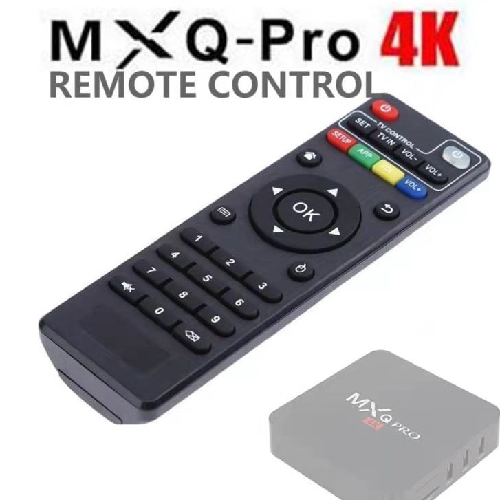 MXQ PRO 4K Remote Control Replacement Remote with Long Transmission ...