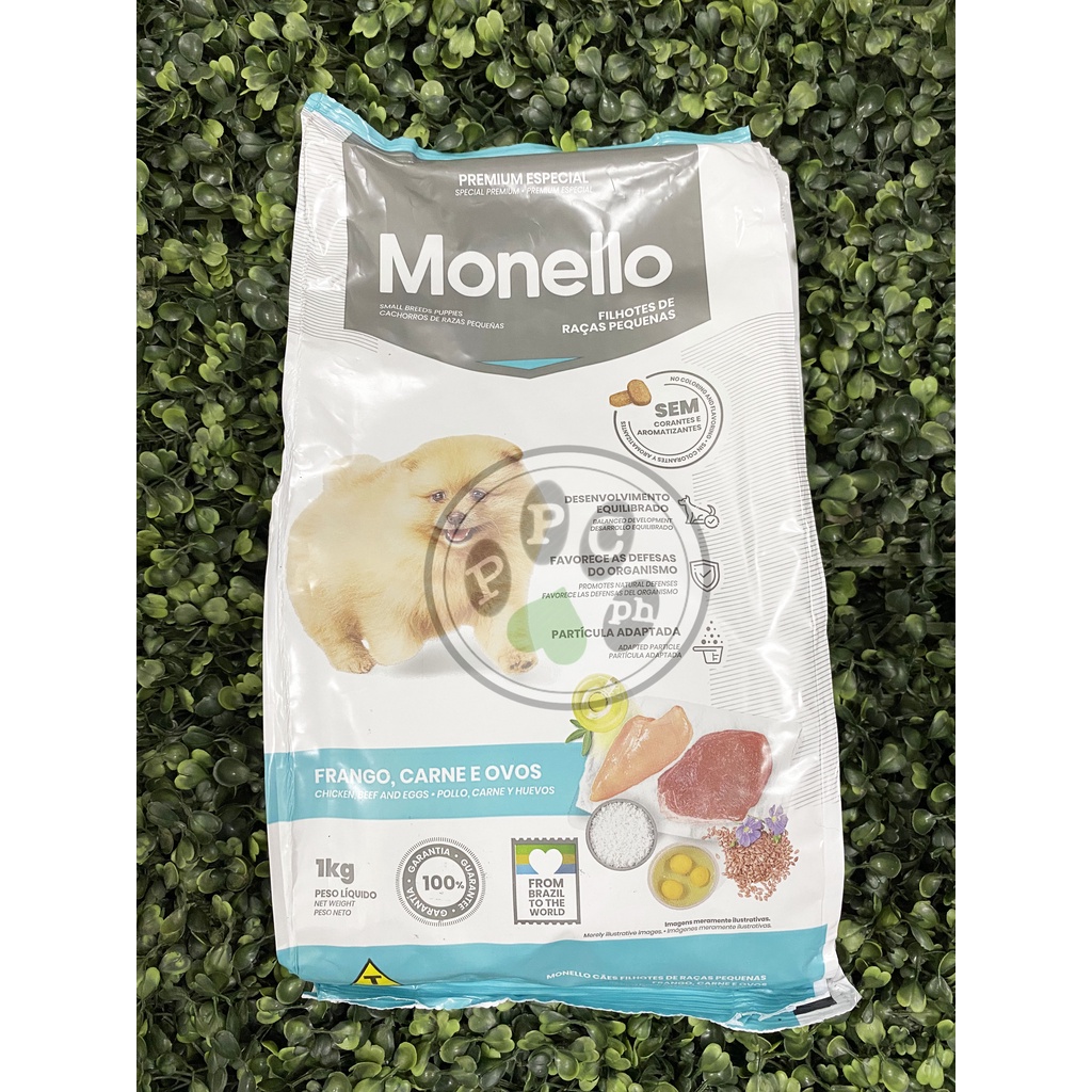 Monello Small Breed Puppy Dog Food 1kg Original Pack | Shopee Philippines