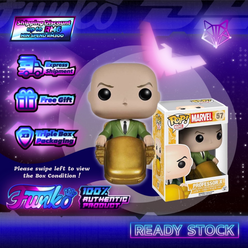 Funko Pop ! MARVEL X-Men : Professor X Comic Edition 57 X战警 X教授 ...