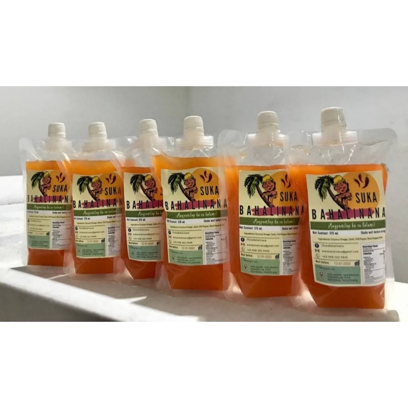 Spicy Vinegar Sinamak Bahalinana 375ml (Pouch Size) | Shopee Philippines
