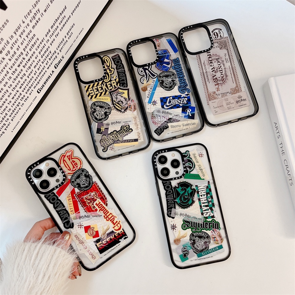 For iPhone 16 15 14 Pro Max House Gryffindor Hufflepuff Ravenclaw ...
