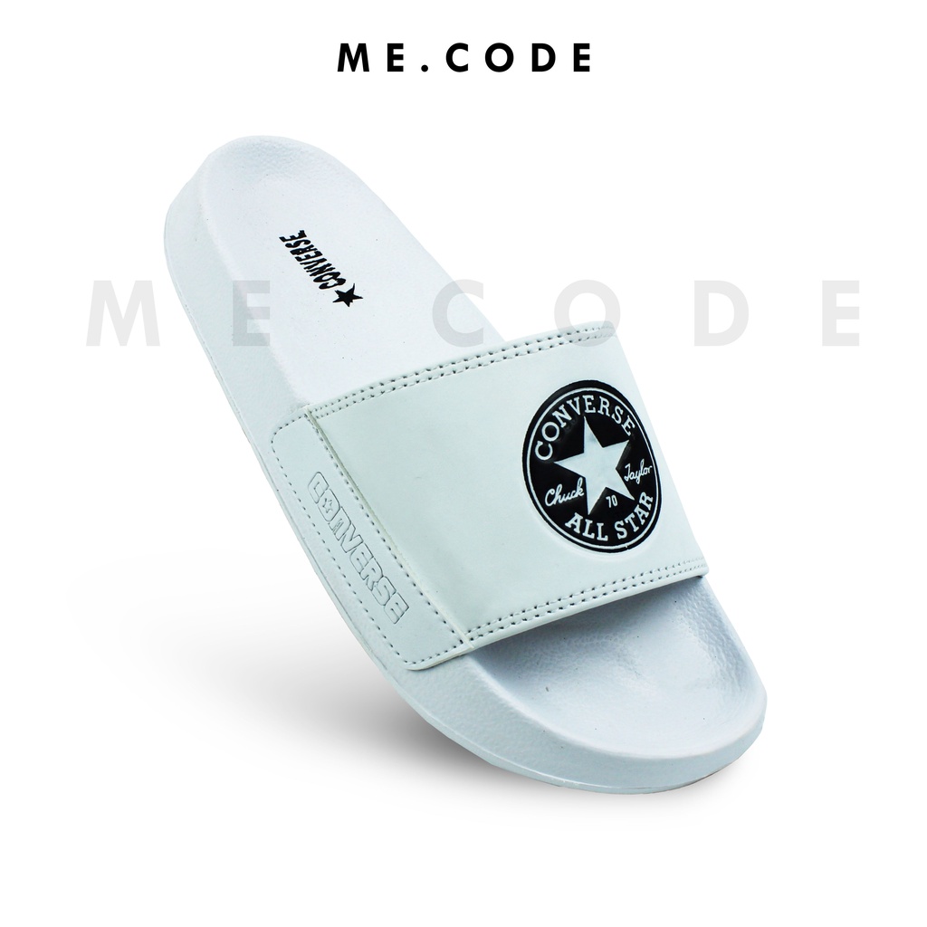 PUTIH Ee99 All Star Chuck Taylor Men's Distro Sandals Plain White/Men's ...