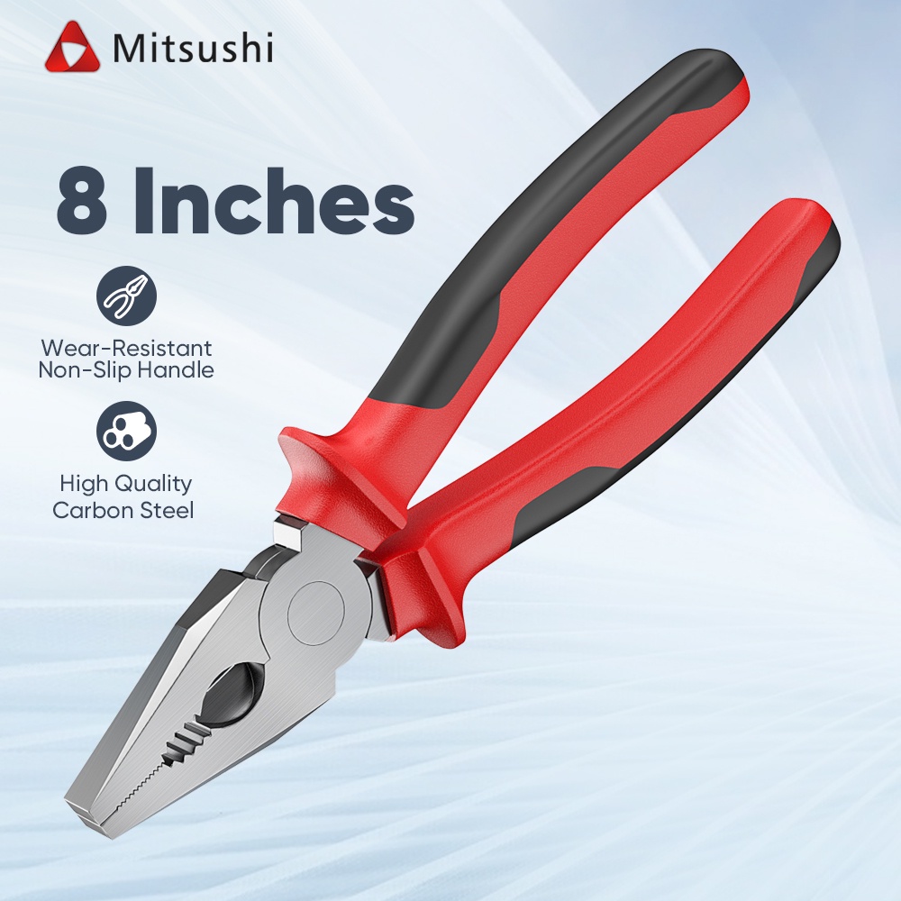 Mitsushi 3 pcs Plier Set And 1pc 6-8 Inches Individual Pliers | Shopee Philippines
