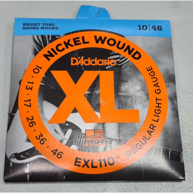 D'Addario EXL110 EXL120 Electric Guitar Strings Nickel Wound | Shopee ...