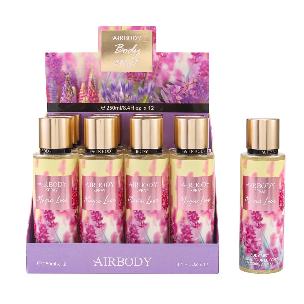 AIRBODY SPRAY BODY MIST BRUME POUR LE CORPS 250ML | Shopee Philippines