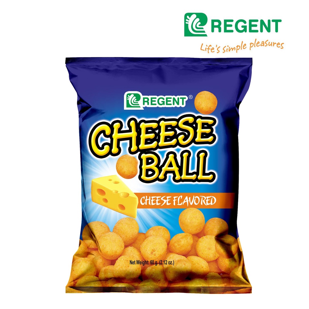 Regent Foods Cheese Ball 60g (Cheese Flavored Snack) | Shopee Philippines