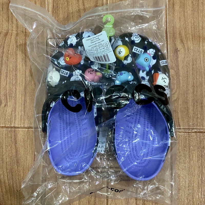 [ON HAND] OFFICIAL CROCS X BT21 Limited Edition Classic Clog & Jibbitz ...