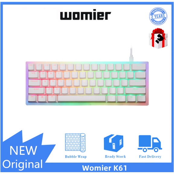 Womier K61 Wired Transparent Design RGB Keyboard | Shopee Philippines