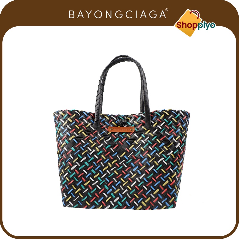 Bayongciaga Luxe Classic Grafik Bayong Bag | Shopee Philippines